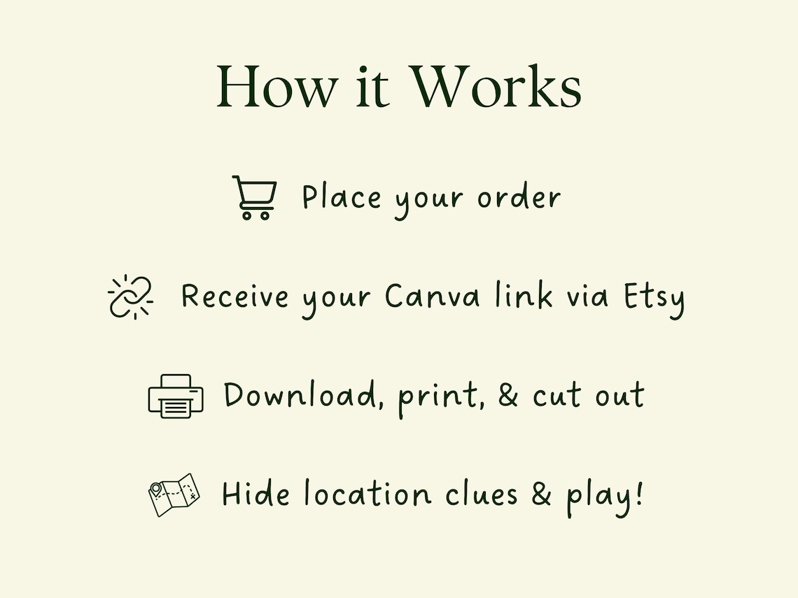 Printable Treasure Map Scavenger Hunt: Editable Pirate Party Game (PDF ...