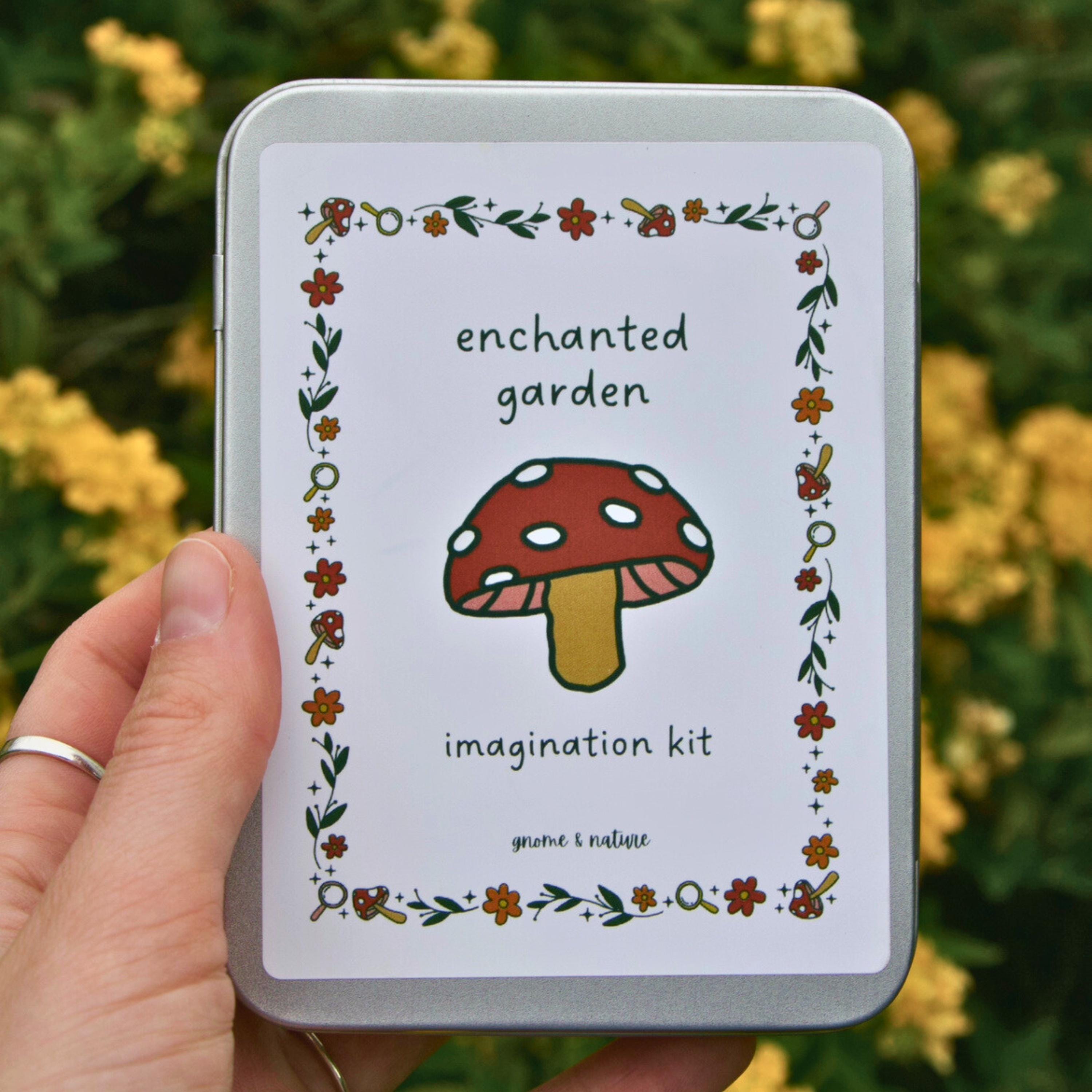 Mini Gnome Playset: Felt Garden Imagination Kit - Travel Toy - Etsy