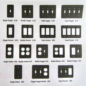 Single Switch Wooden Switch Plate Birch Tree Design - Etsy