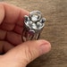 Handmade Artisan Sterling Silver Cage Pendant With Pink Sapphire ...