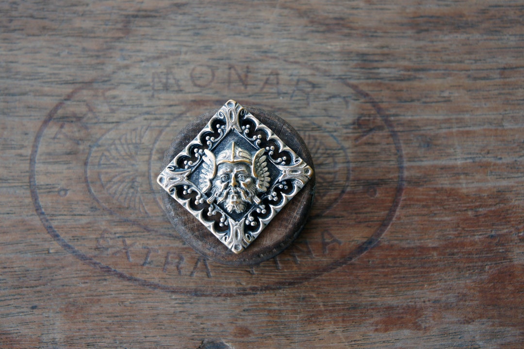 Antique French Viking Button - Etsy