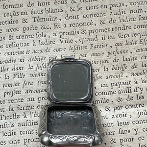 Antique French Powder Silver Plated Powder Compact Late 19th Century ...