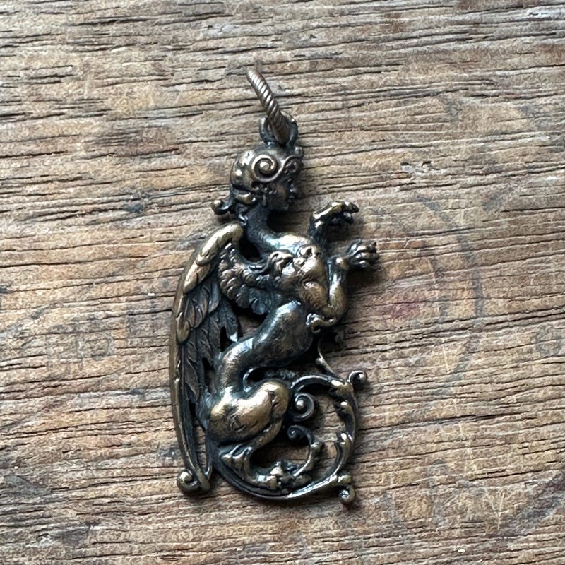 Brass Sphinx - Etsy