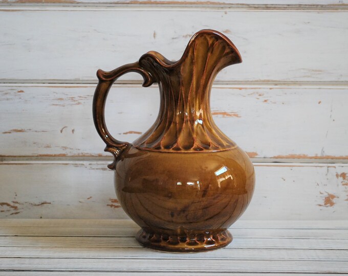 Vintage Mccoy Pitcher, Mccoy Water Pitcher, Vintage Mccoy Pottery ...