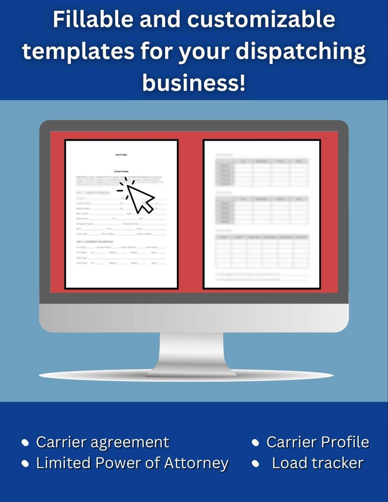 Onboarding Documents Dispatcher Agreement, Ect.. - Etsy