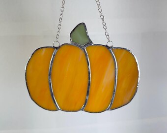 Suncatcher Halloween Pumpkin - Etsy