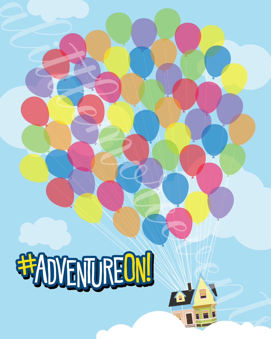 Pixar's up Themed Guestbook - 11x14 - Adventureon - Etsy