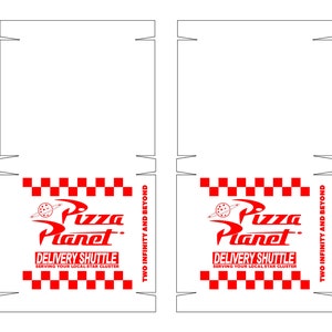 TWO Infinity and Beyond - Pizza Planet Cookie Box - Etsy