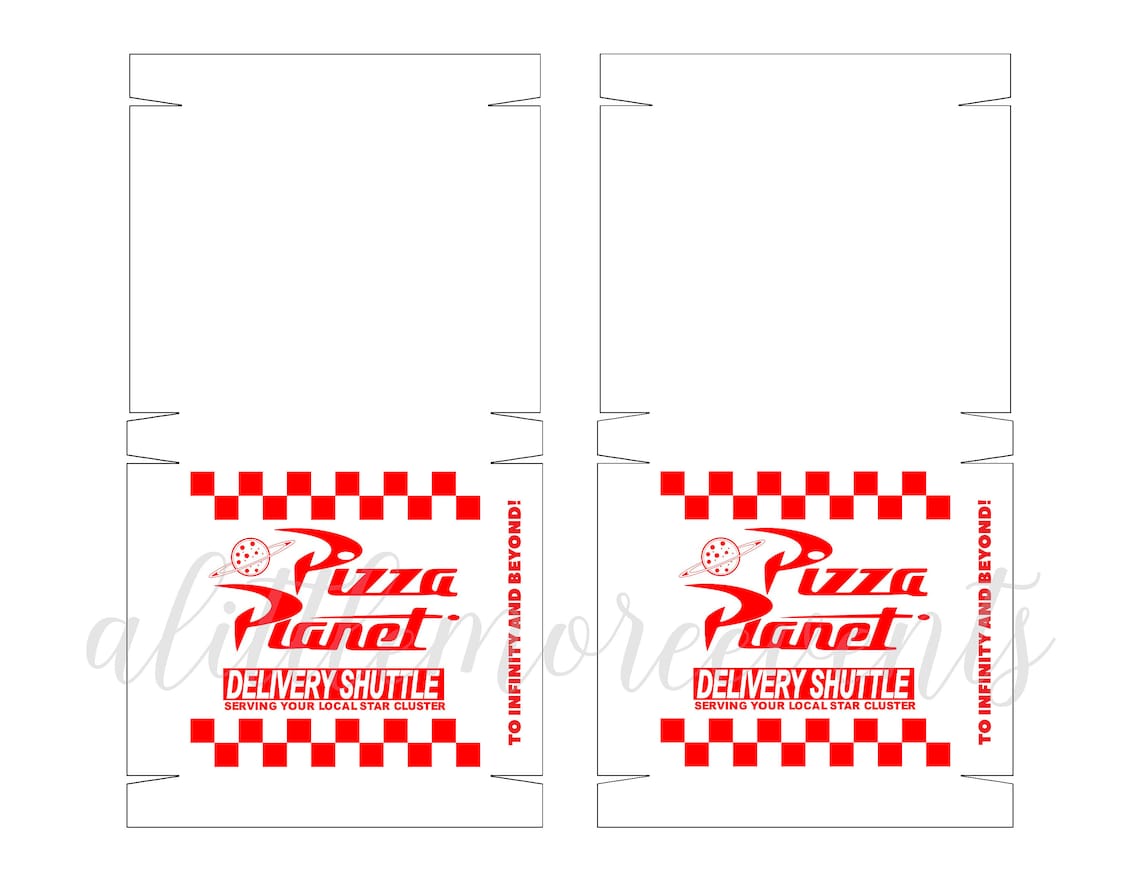 To Infinity and Beyond Pizza Planet Cookie Box - Etsy