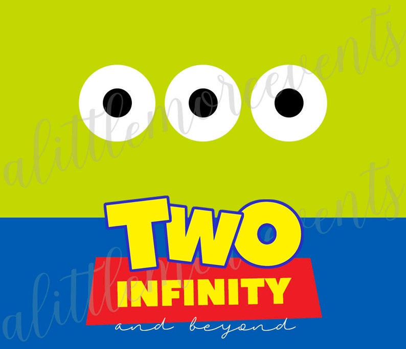 TWO Infinity and Beyond - Pringles Labels - Woody/buzz/alien - Etsy