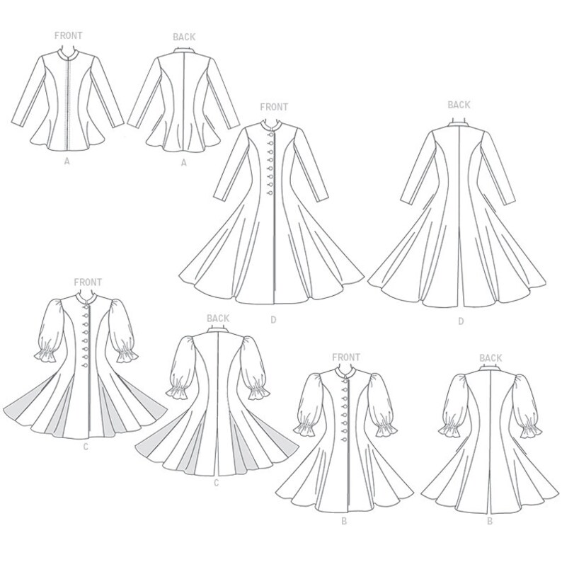 Fit and Flare Coat Sewing Pattern by Yaya Han autographed - Etsy