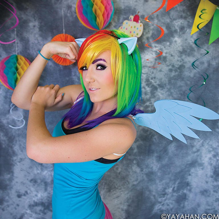 My Little Pony Cosplay Rainbow Dash