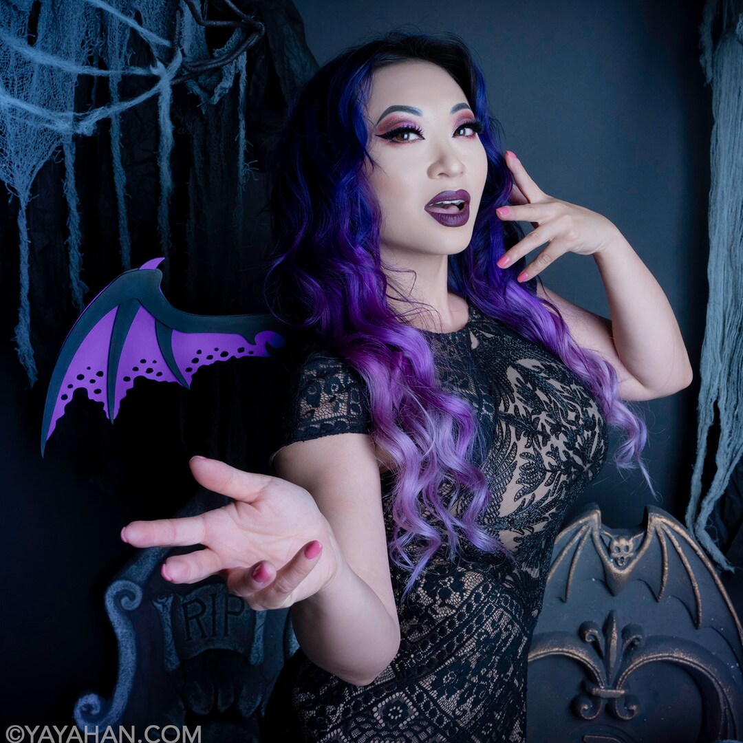 Tattered Bat Wings 4 Colors for Cosplay Festivals - Etsy