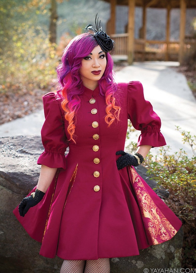 Fit and Flare Coat Sewing Pattern by Yaya Han autographed - Etsy