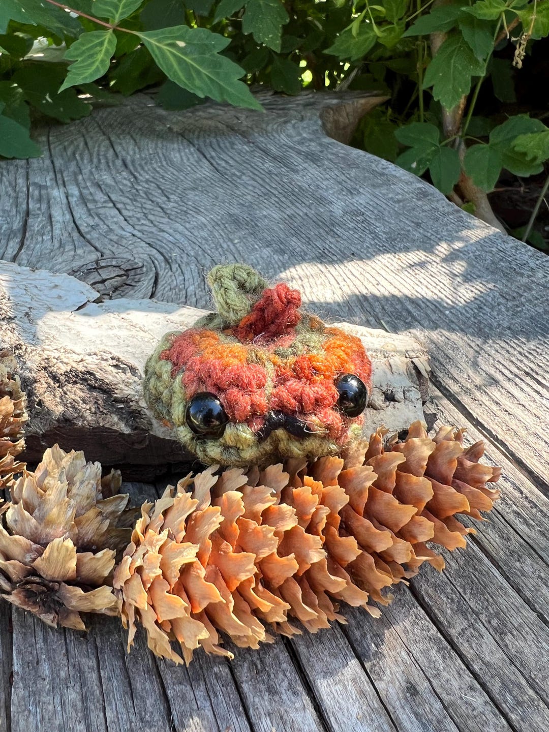 Trauma Pumpkin II Amigurumi Crochet Fall Colored Pumpkin Therapy Buddy ...