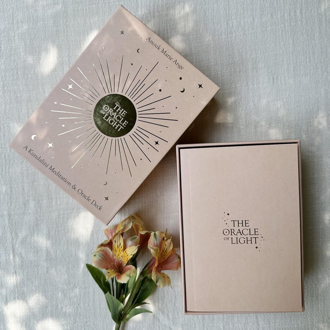 The Oracle of Light, Kundalini Oracle Deck, Gift for Witches, Sun and ...