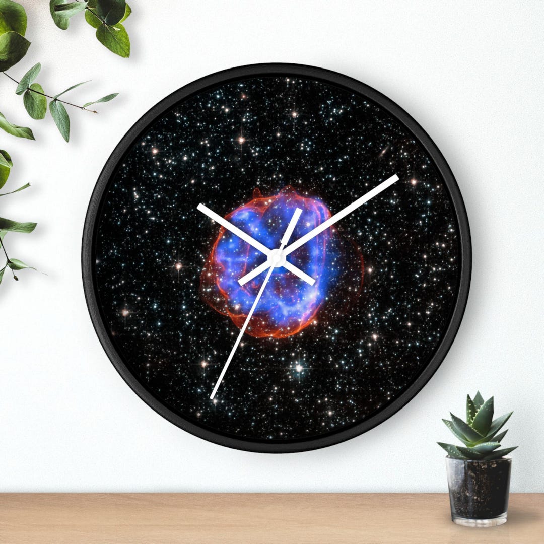 Cosmic Clock Supernova Remnant Design Timepiece Wall Clock - Etsy
