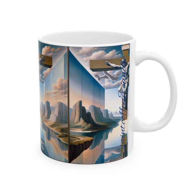Salvador Dali Artwork Masterpiece Ceramic Mug, Gift Idea for Coffee ...