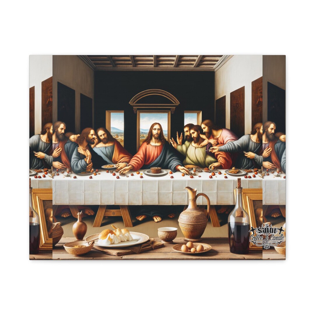 Leonardo Davinci, Canvas Print, the Last Supper Wall Art, Home Decor ...