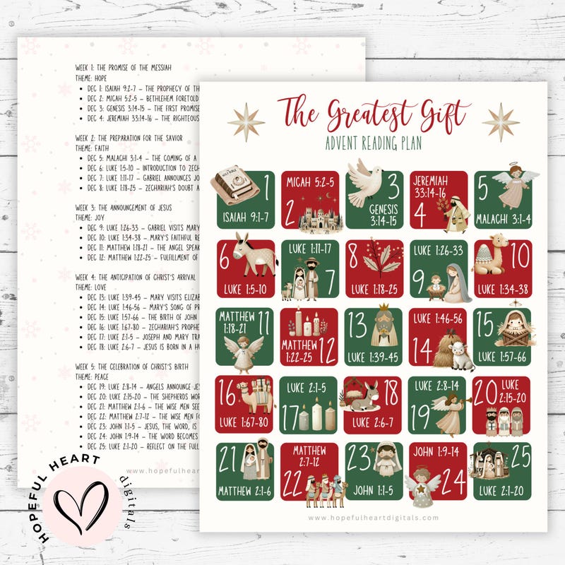 Christian Advent Calendar - Etsy Australia