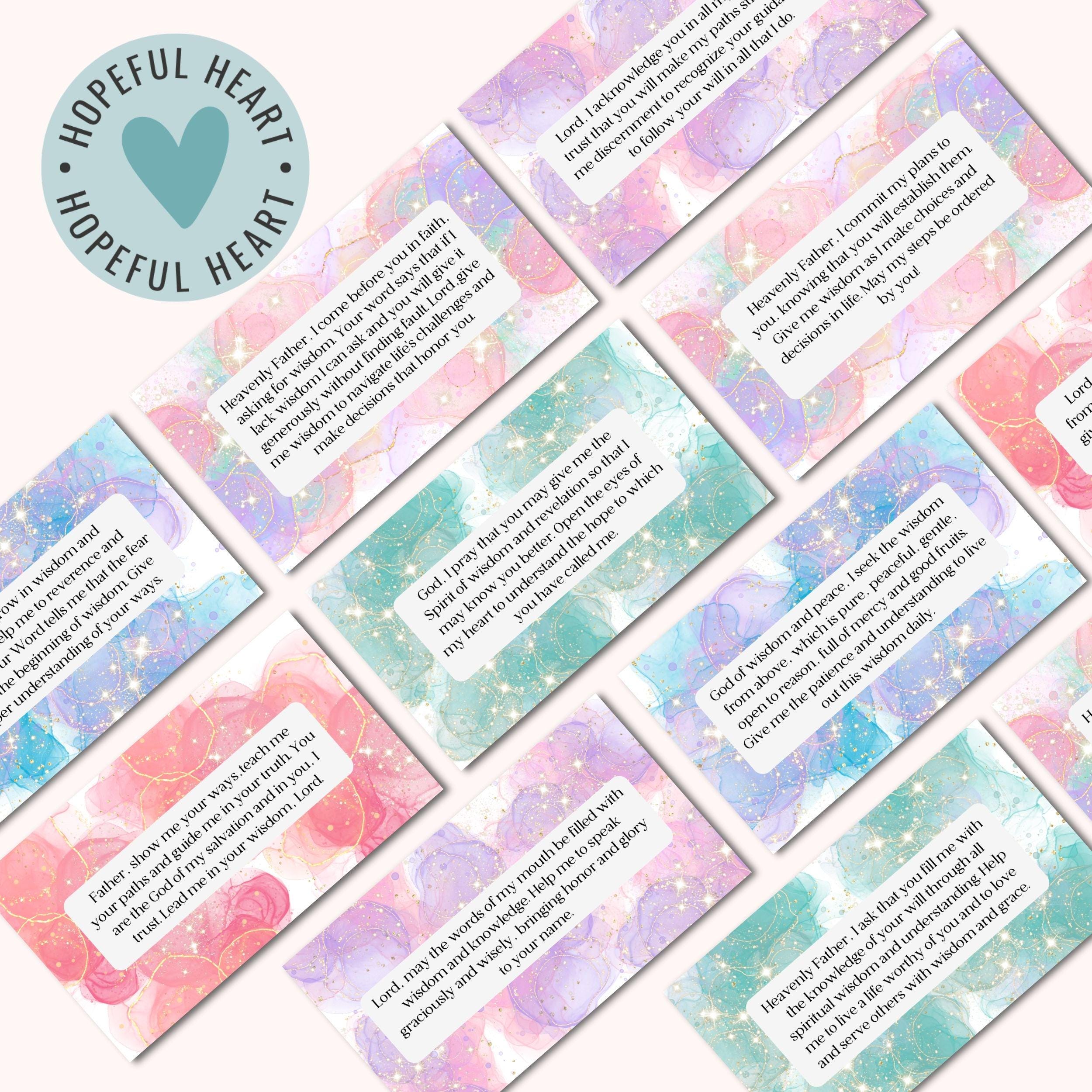 Printable Prayer Cards, Bible Study Printable, Christian Printable ...