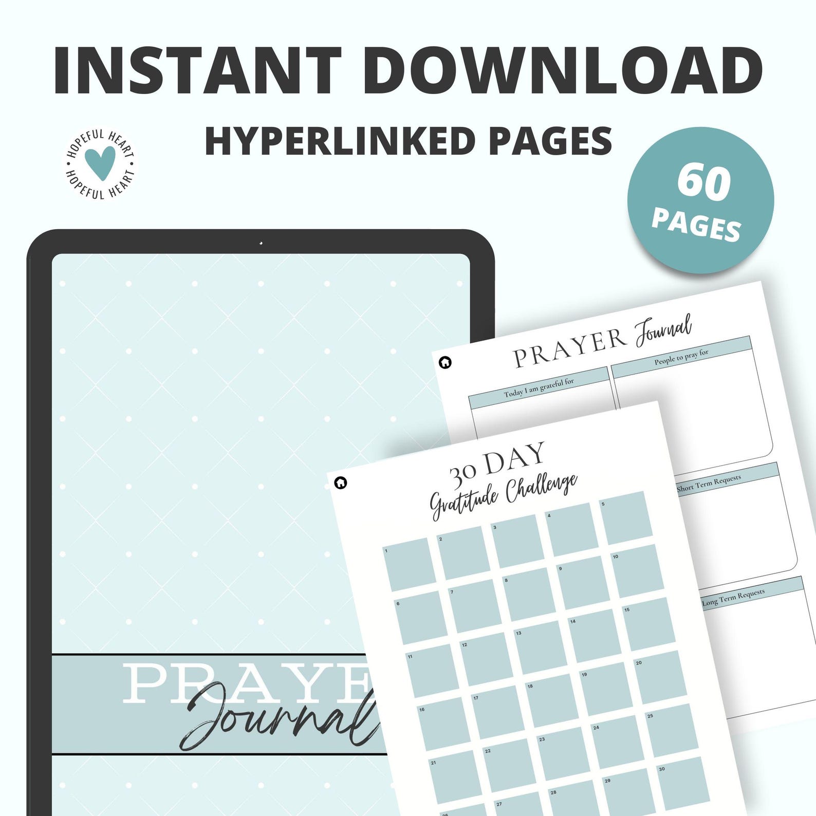 Prayer Journal Printable, Devotional Prayer Journal PDF, Bible ...