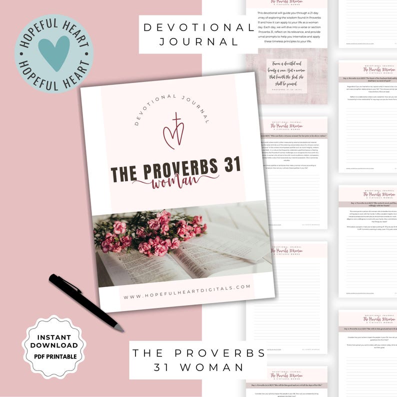 Bible Study Printable, Bible Study Guide, Proverbs 31 Woman Devotional ...