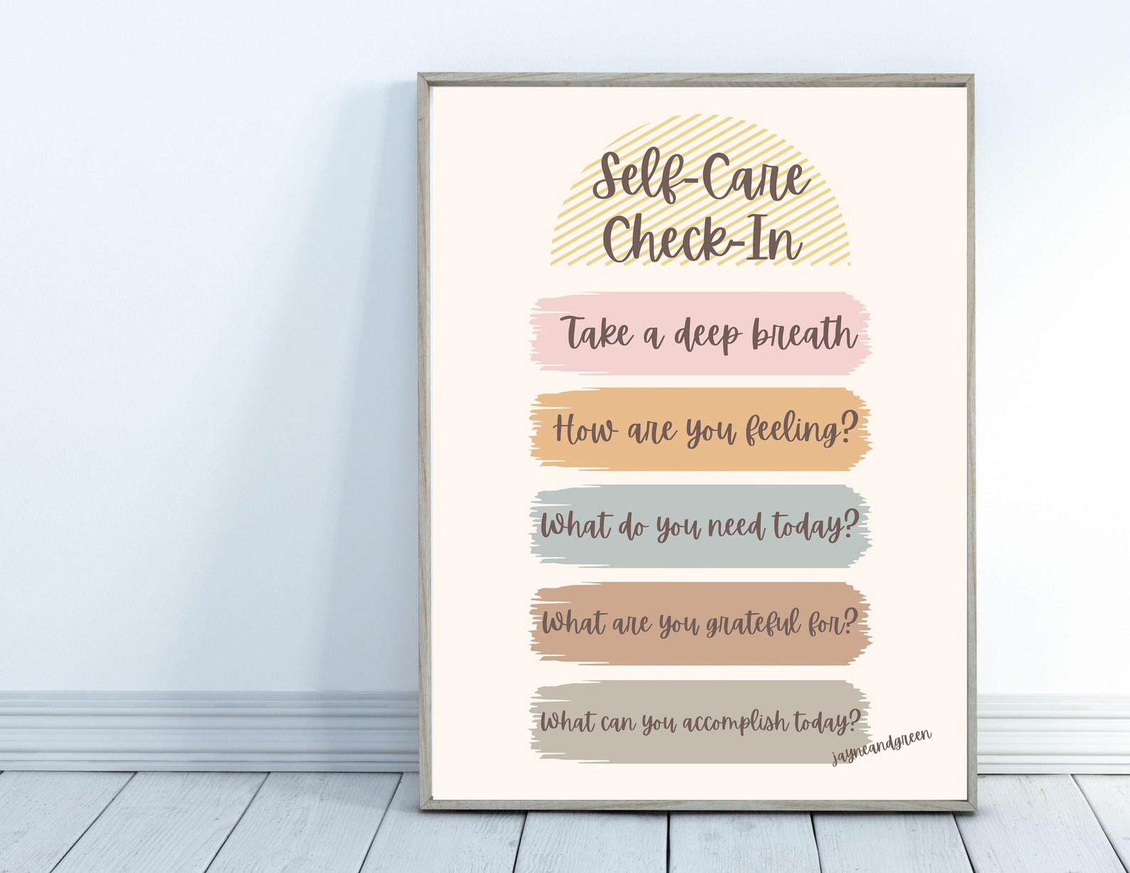 Self-care Check-in Printable Therapy Printable Counselor - Etsy