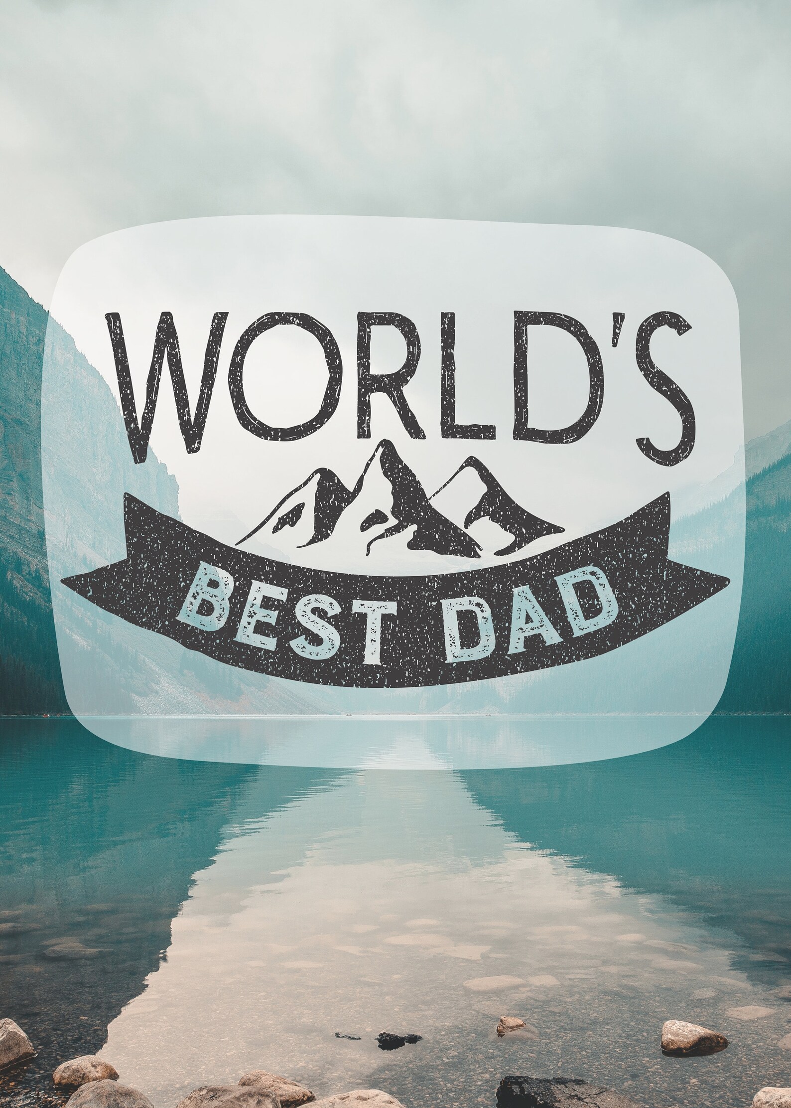 World's Best Dad Card Father's Day Printable Card - Etsy