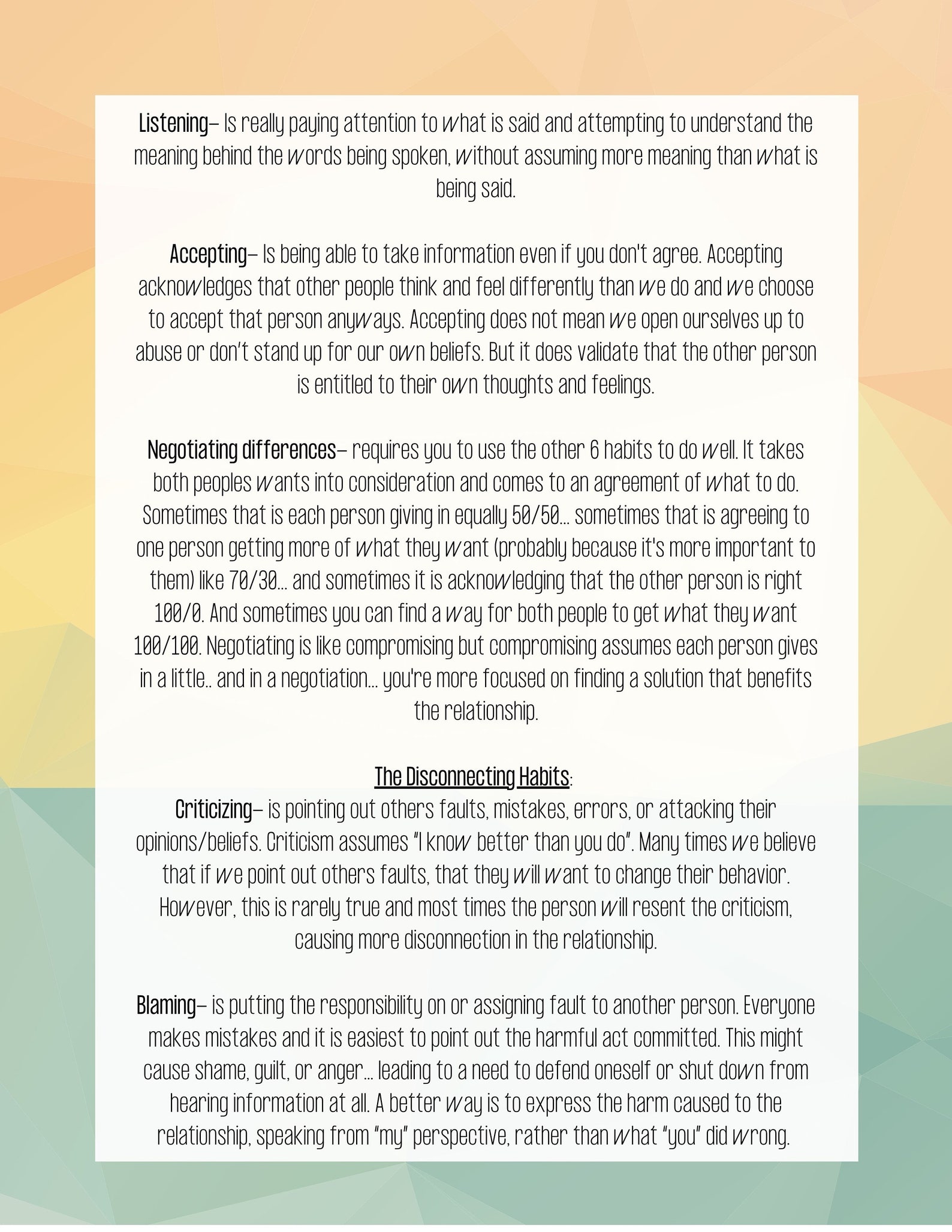 Choice Theory Worksheets, CBT Worksheets, Cognitive Behavior Therapy, 5 ...