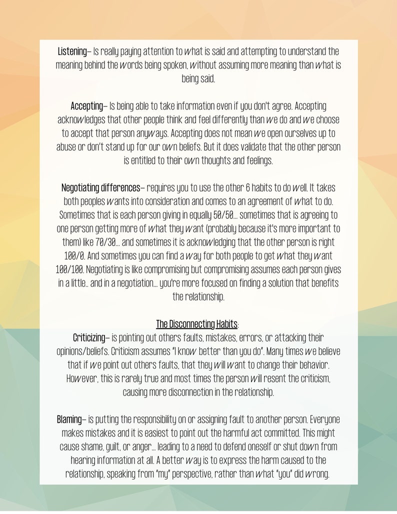 Choice Theory Worksheets, CBT Worksheets, Cognitive Behavior Therapy, 5 ...