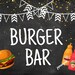 Burger Bar Sign Printable Burger Bar Food Labels Printables - Etsy