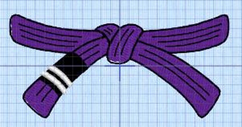 Embroidery File - BJJ Color Belts - No Border - Etsy