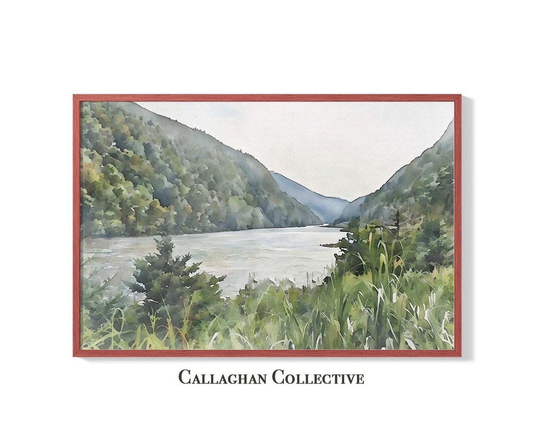 Adirondack High Peaks Wall Art for Lake House or Above Bed Decor ...