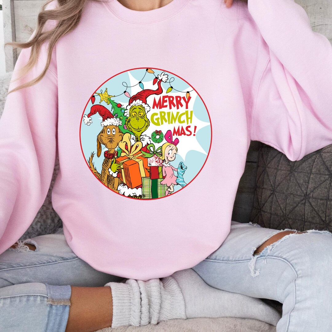 Merry Grinchmas, Grinch Christmas Sweatshirt, Grinchmas Sweater ...