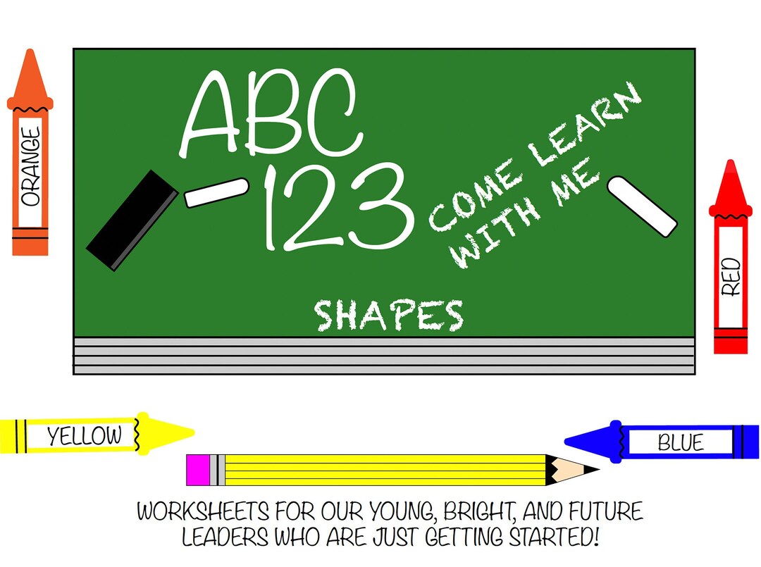 Storybook Shapes - Etsy