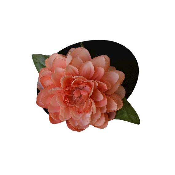 1990s NOS Peach & Pink Layer Fabric Oversized 3D Vint… - Gem