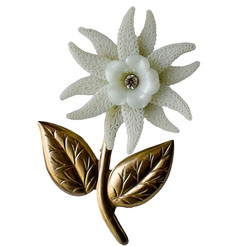 Edelweiss Brooch - Etsy