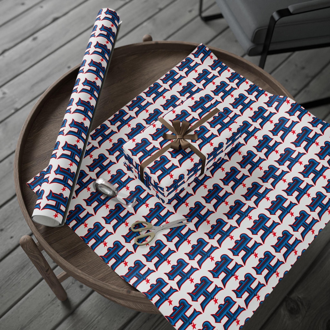 Houston Texans Bold Graphic Wrapping Paper, Sports Wrap for Birthdays ...