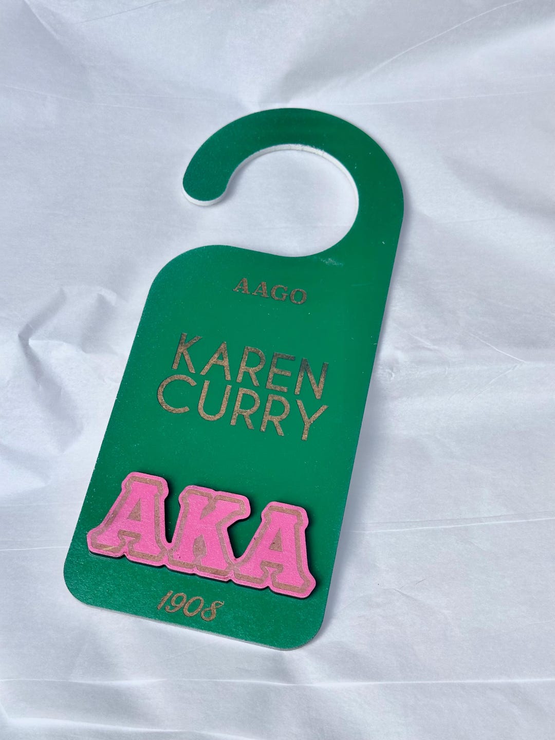 Alpha Kappa Alpha Sorority Door Hangers Do Not Disturb Greek - Etsy