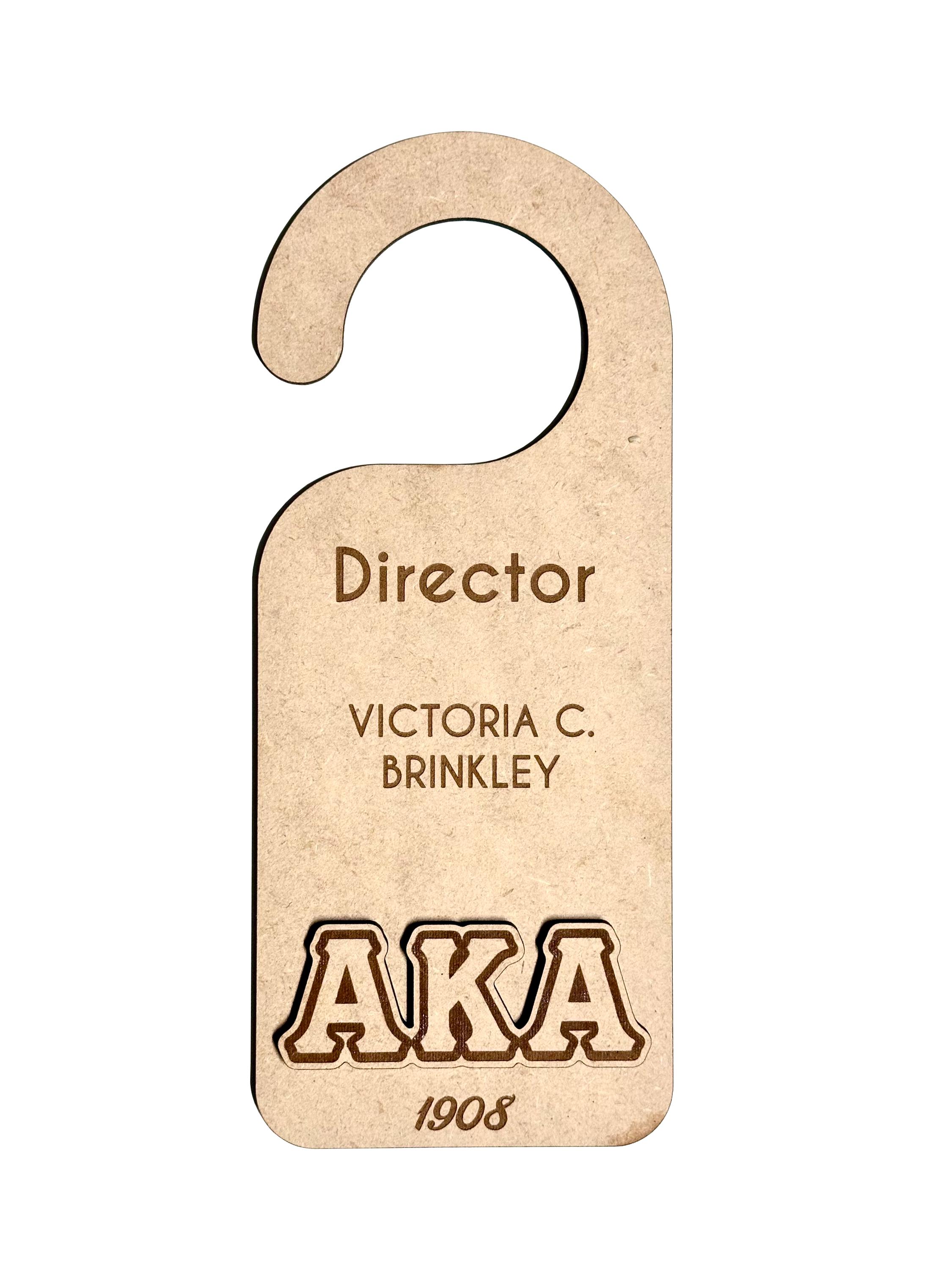 Alpha Kappa Alpha Sorority Door Hangers - Do Not Disturb - Greek - Etsy