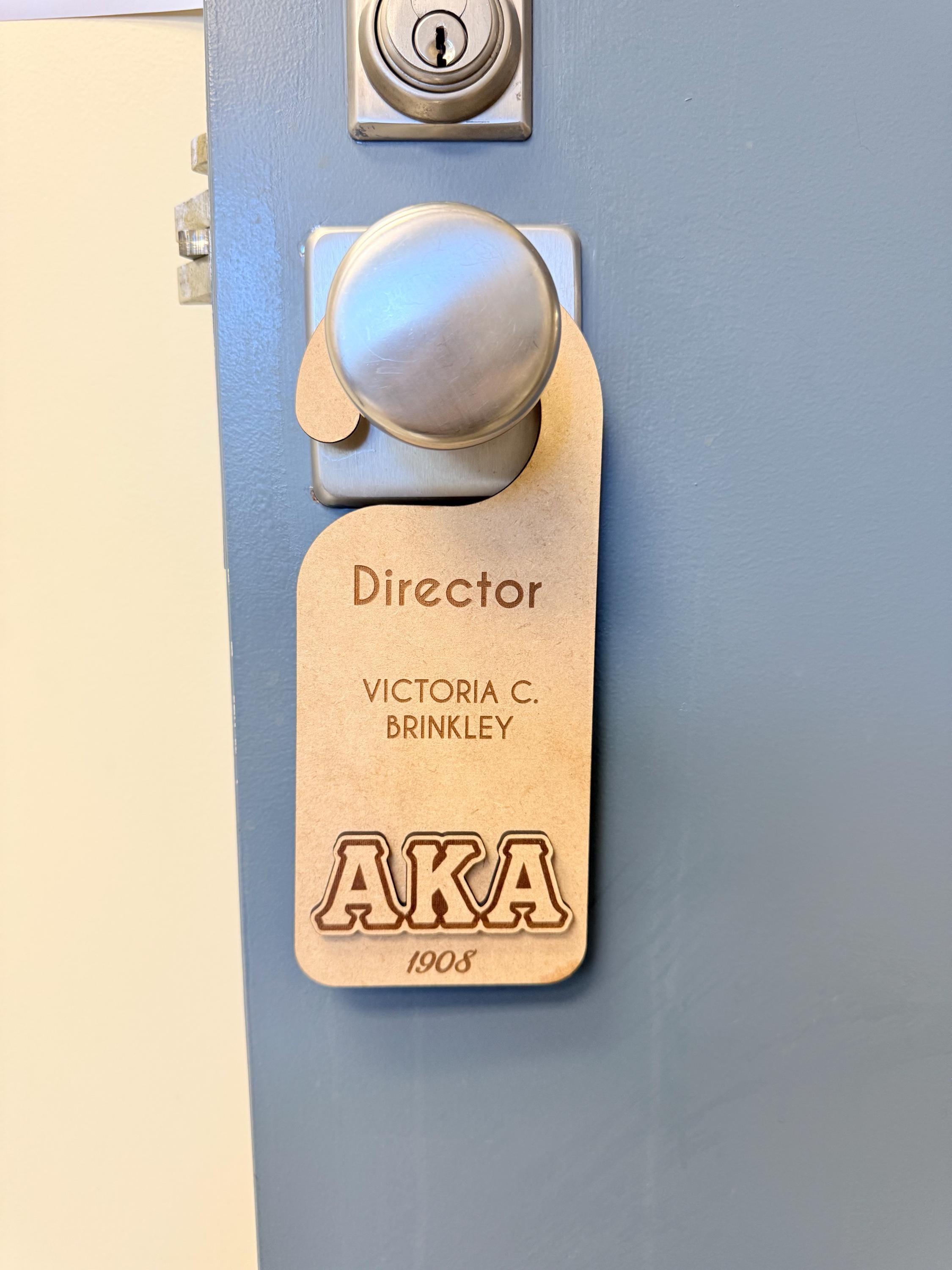 Alpha Kappa Alpha Sorority Door Hangers - Do Not Disturb - Greek - Etsy