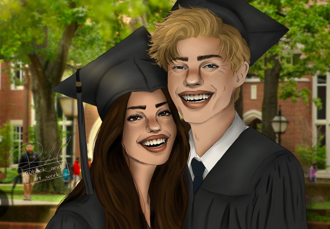 Finny and Autumn (art Print From If He Had Been With Me) - Etsy