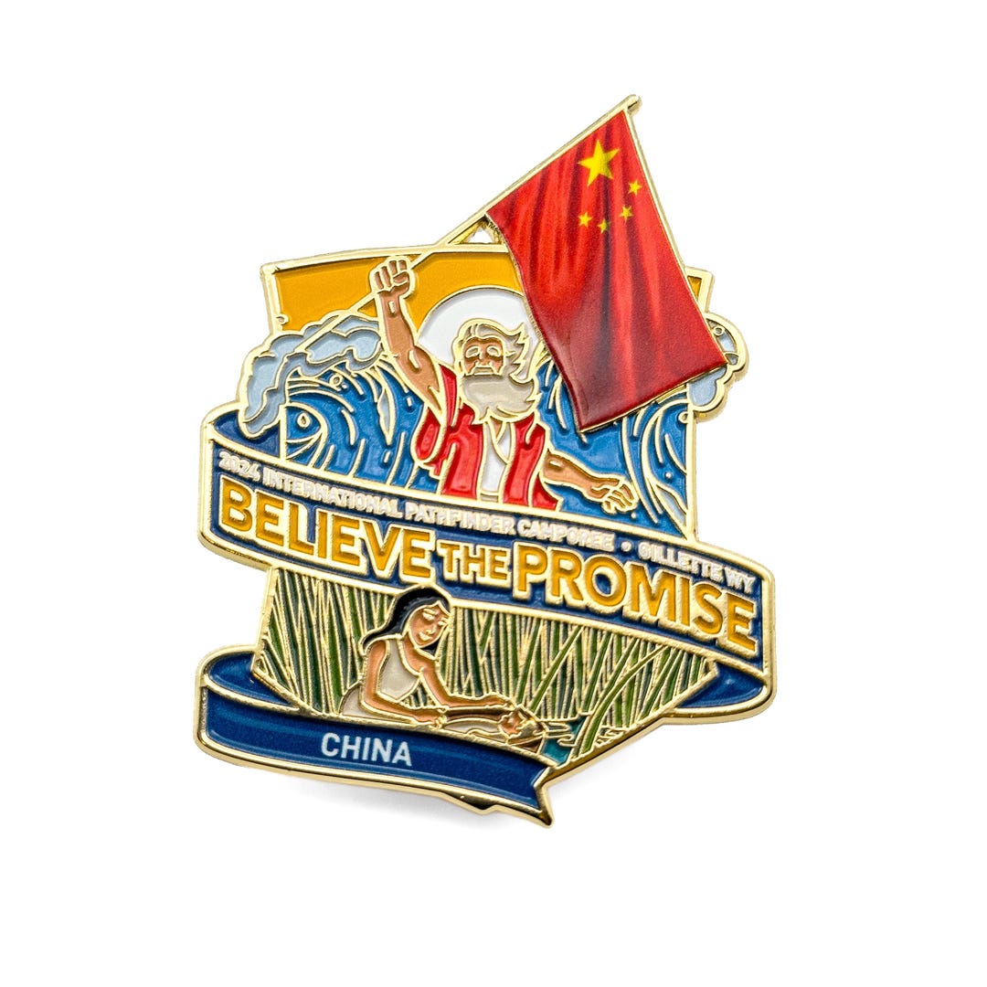 Believe the Promise 2024 Flag Pin (china) - Etsy
