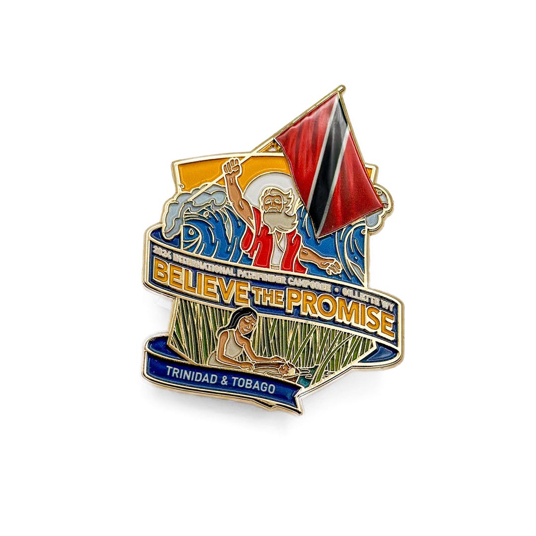 Believe the Promise 2024 Flag Pin (trinidad & Tobago) - Etsy
