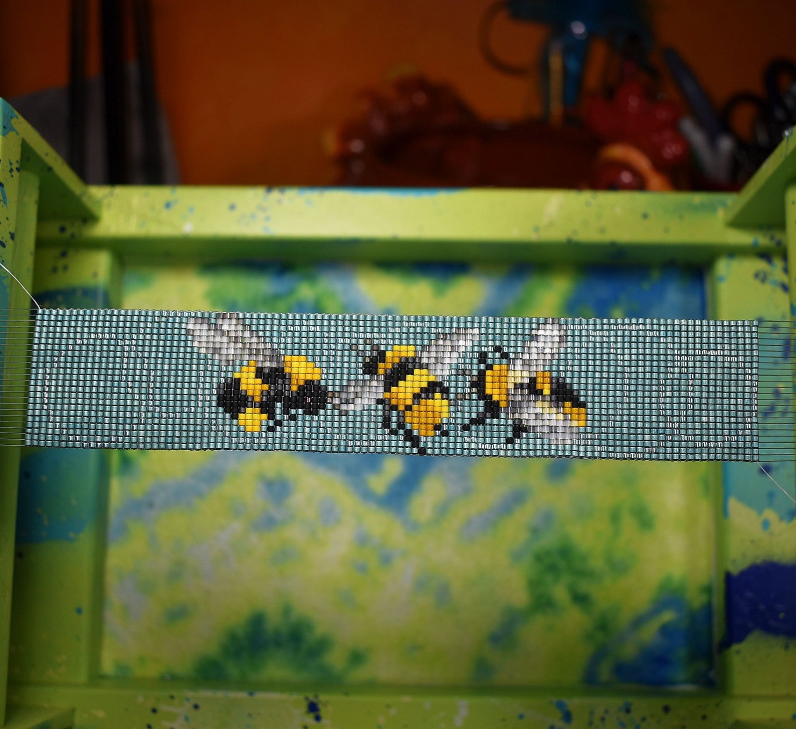 Honey Please Beez Mine Bead Loom Cuff Pattern - Etsy