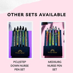 Funny ICU Nurse Pen Set, Funny Nurse Gifts, CCU Nurse Gift, Nurse Gag ...