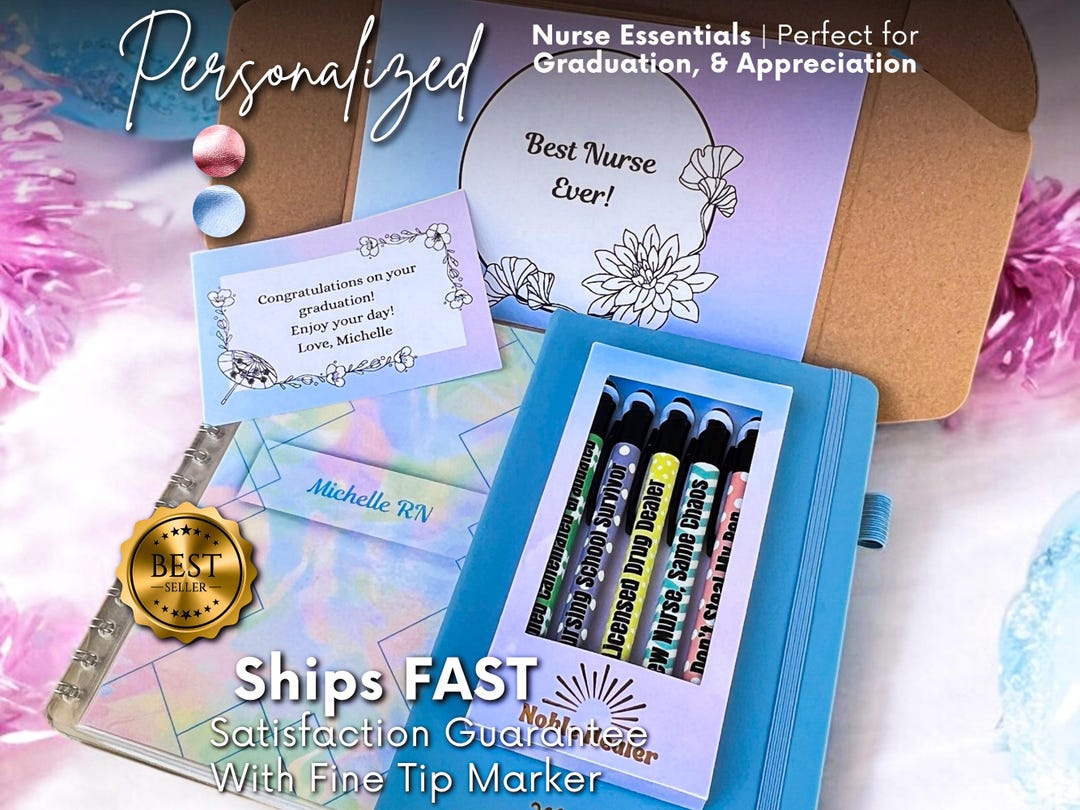 Personalized Nurse Gift Set,nurse Care Package,rn Nurse Week Gift ...