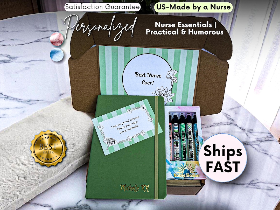 Personalized Nurse Gift Box,nurse Care Package, RN Nurse Gift Basket ...