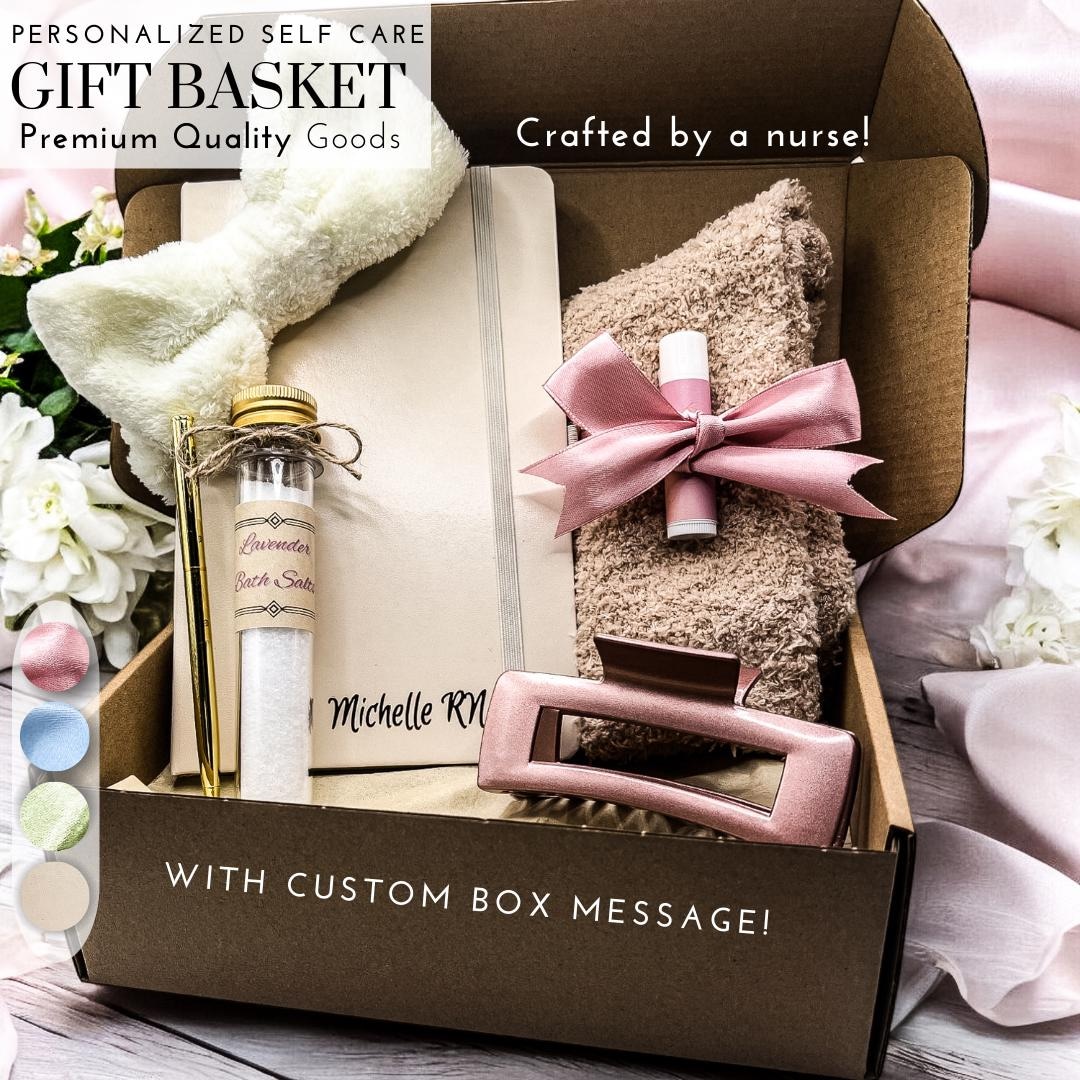 Personalized Nurse Self Care Box, Hygge Gift Box Self Care, New Nurse ...